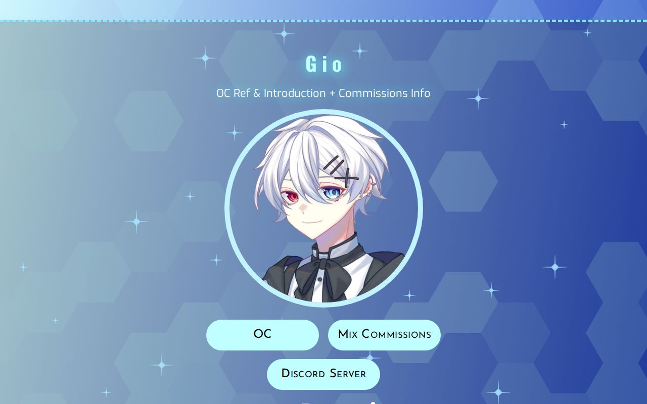 Gio's OC Ref + Intro + Commissions Info